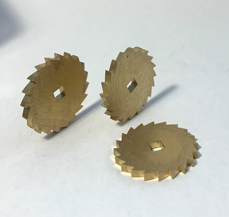 Ro49 Messing palrad, ⌀ 19 mm/20 tanden, Engeland - Dutchclockworks